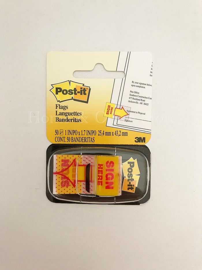 Jual 3M Post- It Flags Sign Here 680-9 ( Sticky Notes ) - Jakarta Utara ...