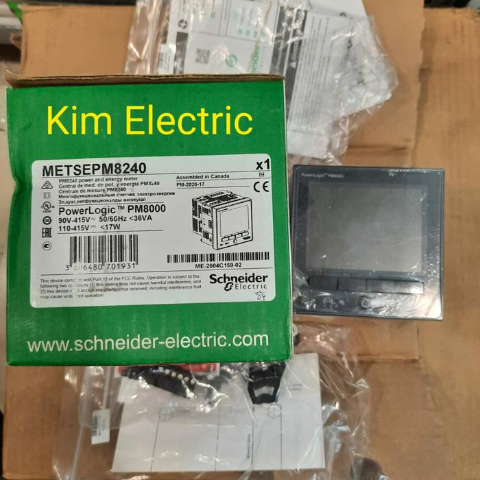 Jual [ METSEPM8240 ] POWER METER METSEPM8240 PM8240 PM 8240 SCHNEIDER ...