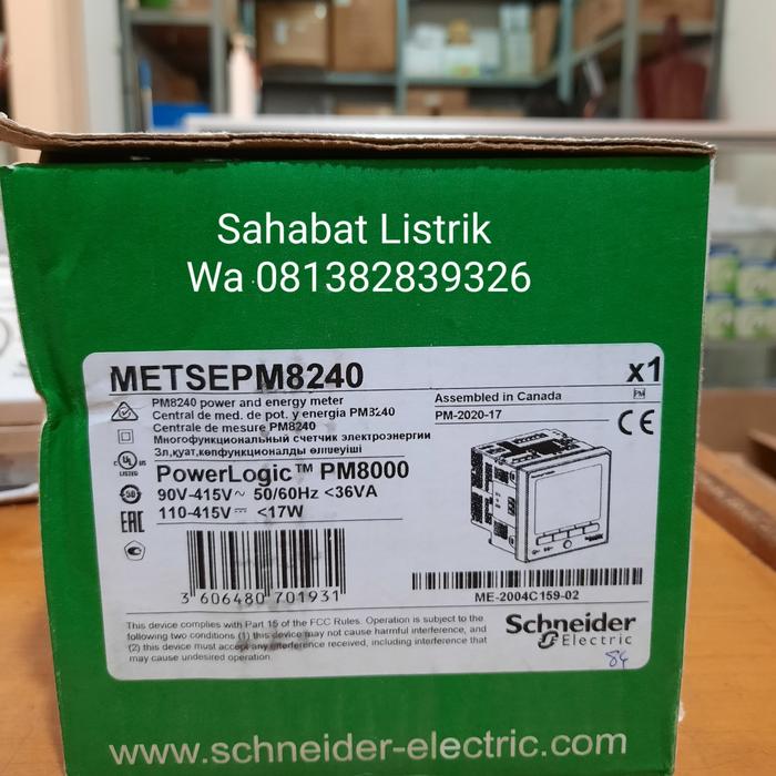 Jual METSEPM8240 PM8240 PM 8240 POWER METER SCHNEIDER - Jakarta Pusat ...