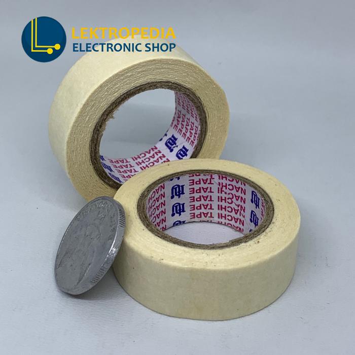 Jual Isolasi Lakban Kertas Masking Tape Putih Nachi KECIL 17mm - Kota ...