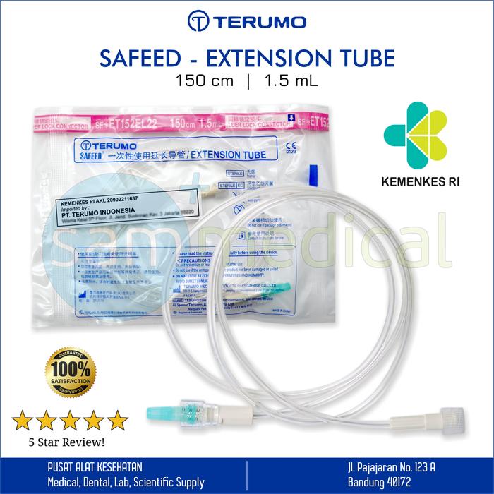 Jual Terumo Safeed Extension Tube / Selang Penghubung 150cm 1.5ml ...