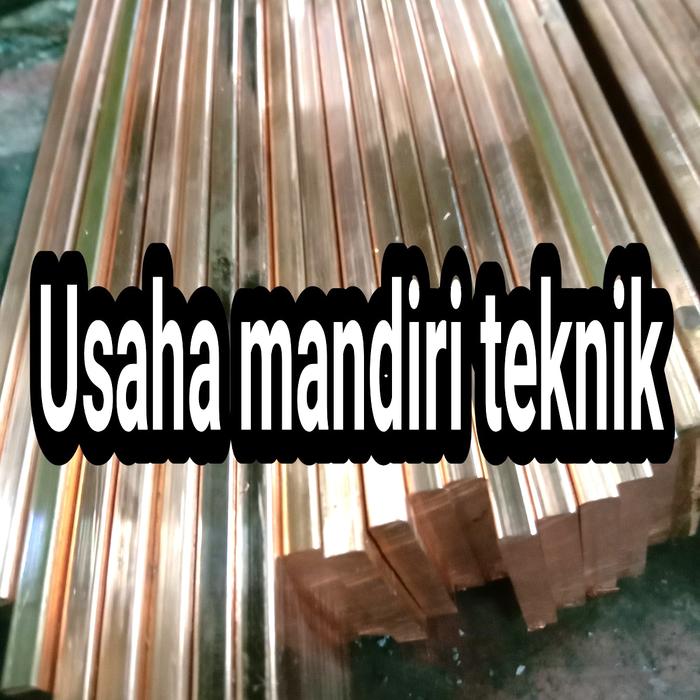 Jual tembaga potongan tebal 8 mm x lebar 10 cm x panjang 20 cm ...
