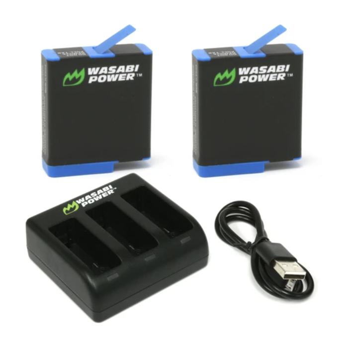 Promo Wasabi Power for GoPro HERO 8 HERO8 Battery Baterai Charger KIT ...