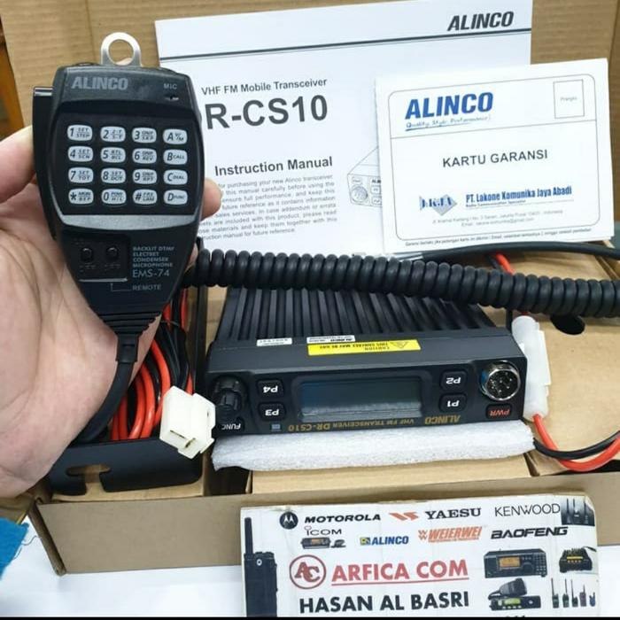 Jual RADIO RIG ALINCO DR-CS10 VHF RIG ALINCO DR CS-10 VHF GARANSI ALINCO CS - Jakarta Barat ...