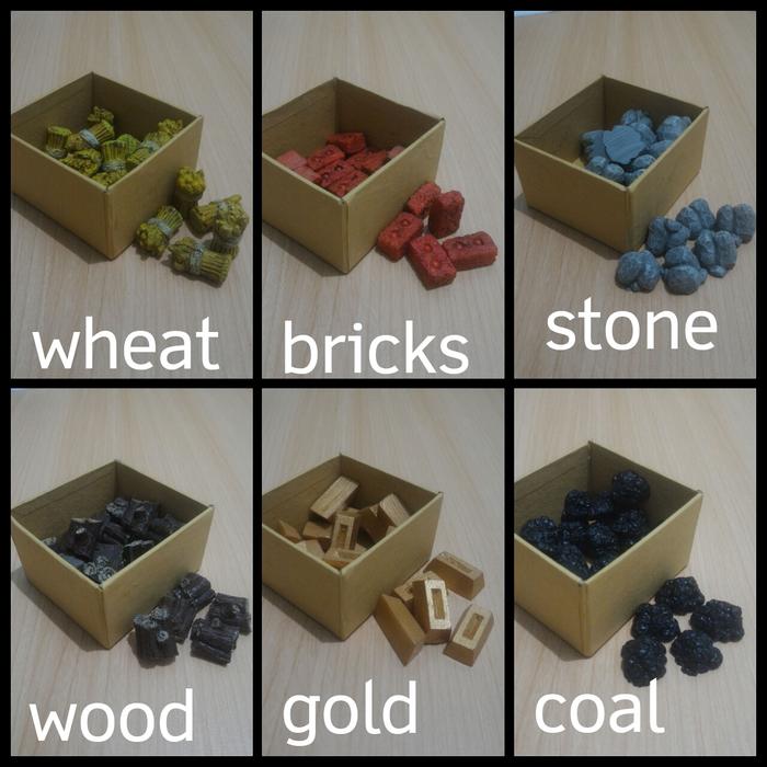 Jual Realistic resource miniature tokens for board games - Kota Bandung ...
