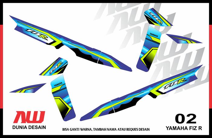 Jual Sticker Striping FIZ R Desain 02 - Kota Kediri - Dunia Desain ...