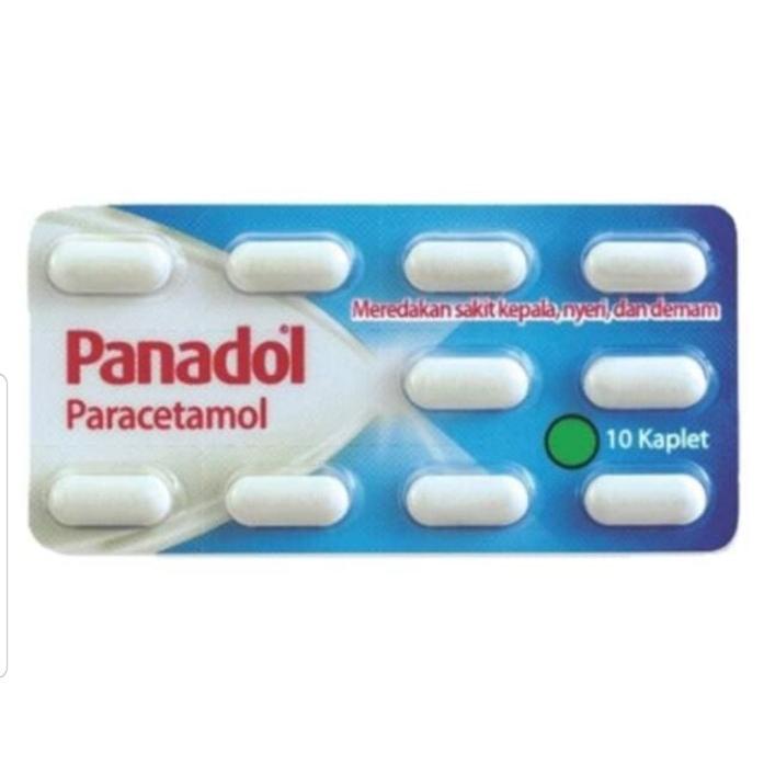 Obat Sakit Kepala Pusing Tablet Panadol Reguler 1 Strip Isi 10 Tablet ...