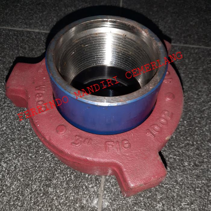 Jual Hammer Union 3" Fig 1002 10.000 Psi Threaded Technip FMC Weco ...