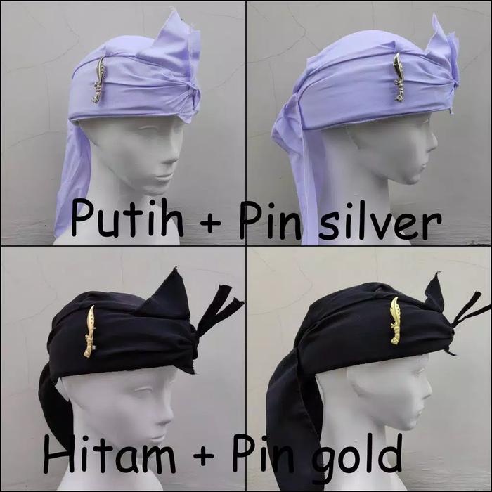 Jual Ikat Iket kepala tradisional pin kujang blangkon Sunda IKAT-PIN KJ ...