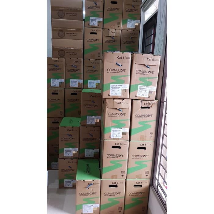 Jual Commscope Kabel UTP Cat6 Biru / Cat.6 Original 305mtr - Jakarta ...