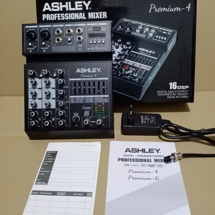 Jual Mixer 4 Channel ASHLEY PREMIUM 4 / Premium-4 Efek Reverb USB ...