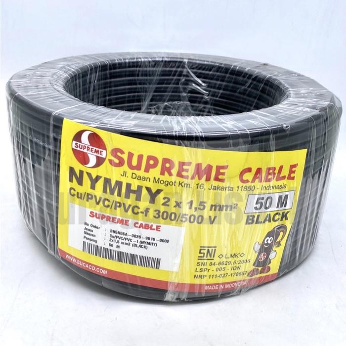 Jual Kabel nyyhy 2x1.5MM 1,5MM 1.5 MM 1,5 MM SUPREME @50MTR @50 MTR - Jakarta Pusat - Juragan ...