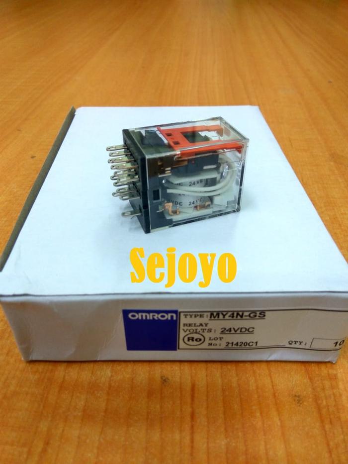 Jual Original Omron Relay MY4N-GS MY4NGS MY4N 24VDC 24V DC 14 Kaki - Kota Batam - Sejoyo-Tech ...