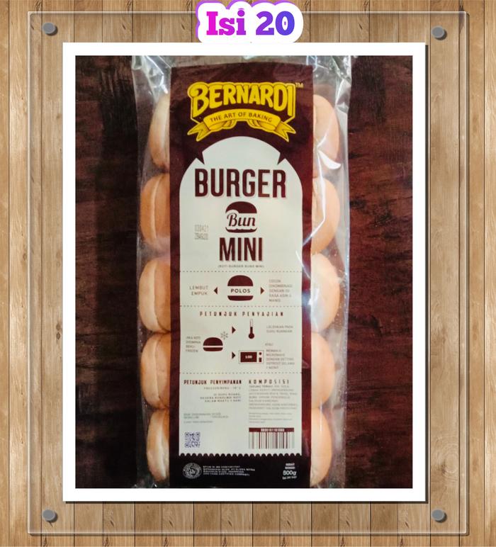 Jual Bernardi Burger Bun Mini - Roti Burger isi 20 - Kota Bogor ...