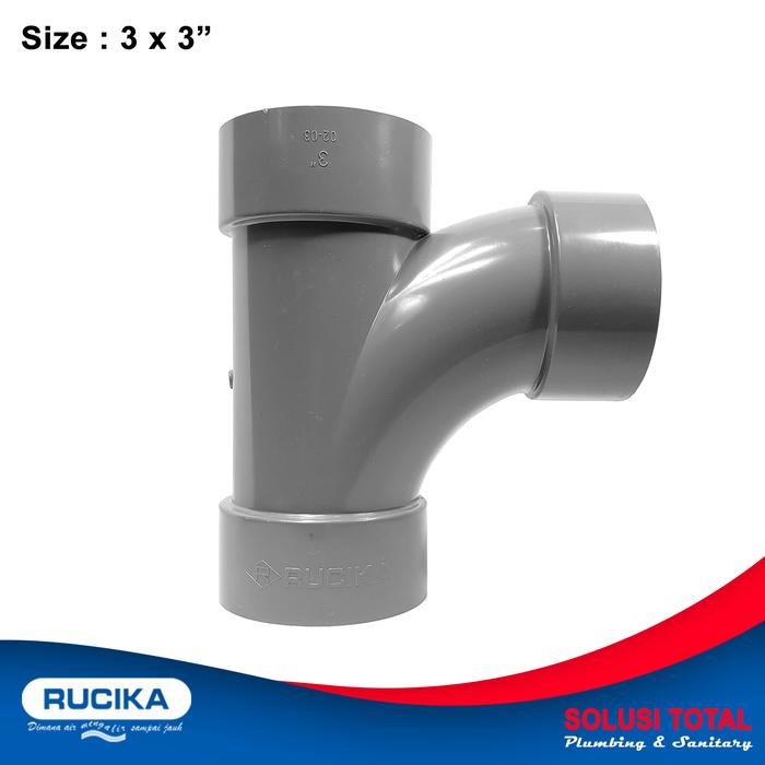Jual TY 90 Derajat D 3 Inch Tee Y D 3" Rucika - Jakarta Selatan - Solusi Total ID | Tokopedia