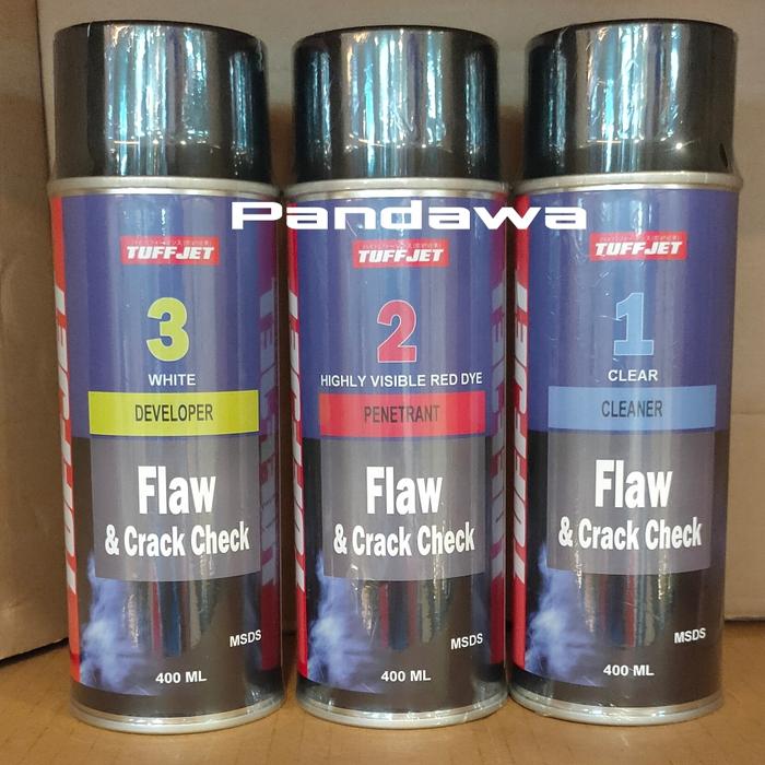 Jual Tuff Jet Flaw & Crack Check Cleaner Penetrant Developer Spot Check ...