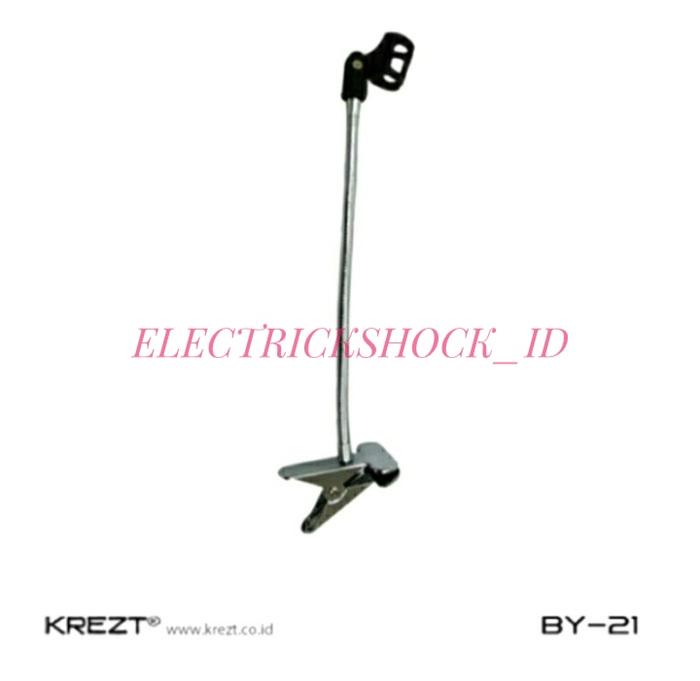 Jual STAND MIC KREZT BY21/BY 21 STAND MICROPHONE CLIP/JEPIT - Jakarta ...