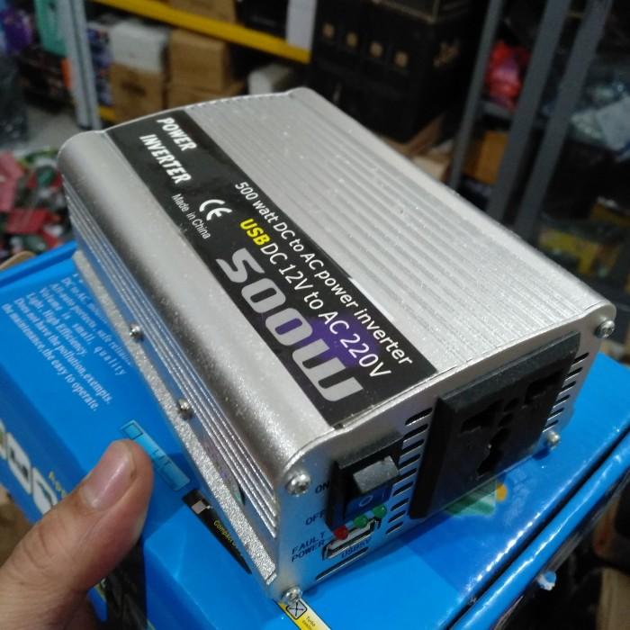 Jual power inverter mobil DC12V output AC 220V 500W-konverter DC to ...