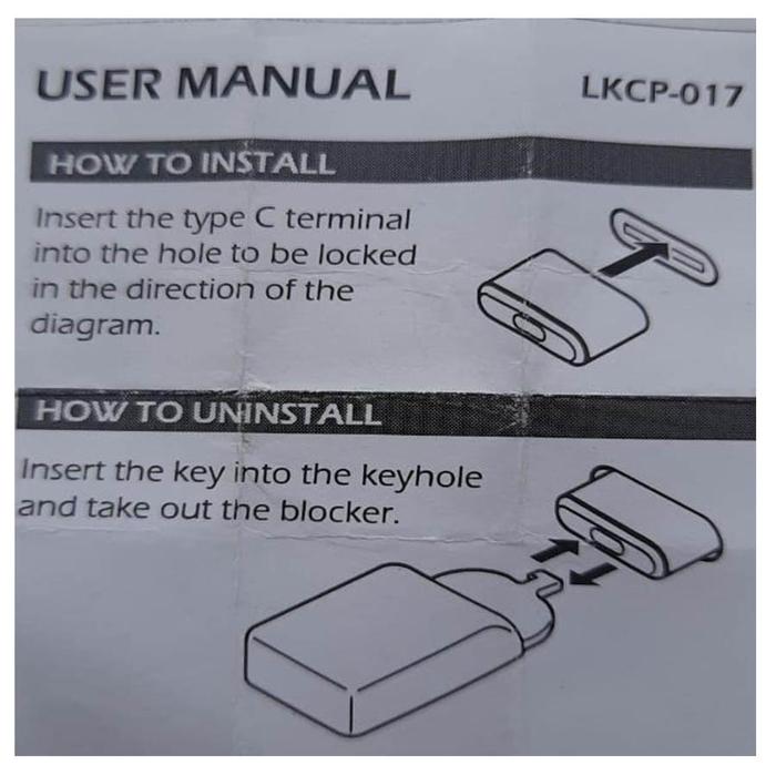 Jual Ilock Usb Type C Port Blockers Di Seller Velvet Store - Cengkareng ...