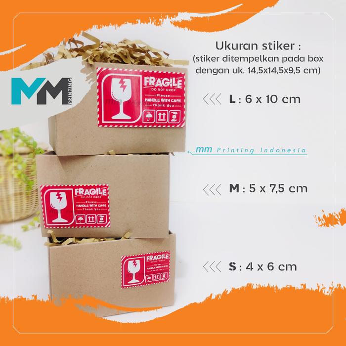 Jual Stiker Fragile/Stiker fragile custom/Stiker fragile unik/Stiker ...