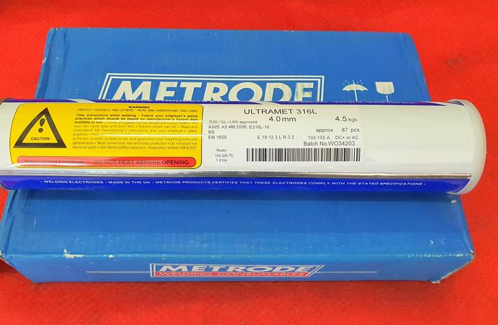 Jual Kawat Las Stainliss Steel Metrode Ultramet 316L dia 4mm - Kota ...