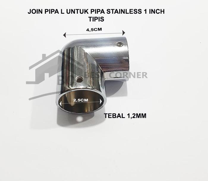Jual Join Pipa / Sambungan Pipa L 1 Inch TIPIS - Jakarta Barat - Best ...