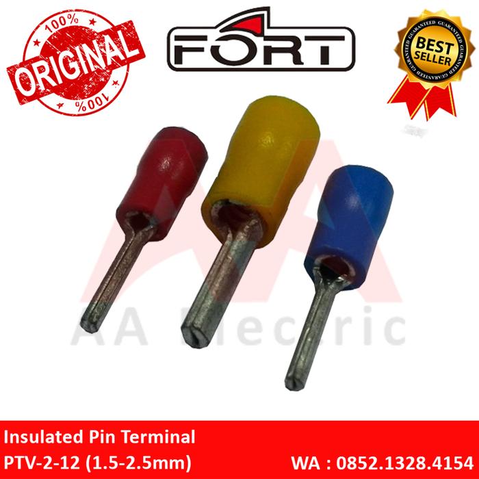 Jual Skun Jarum / Skun Pin / Insulated Pin Terminal 1,5-2,5mm - Jakarta ...
