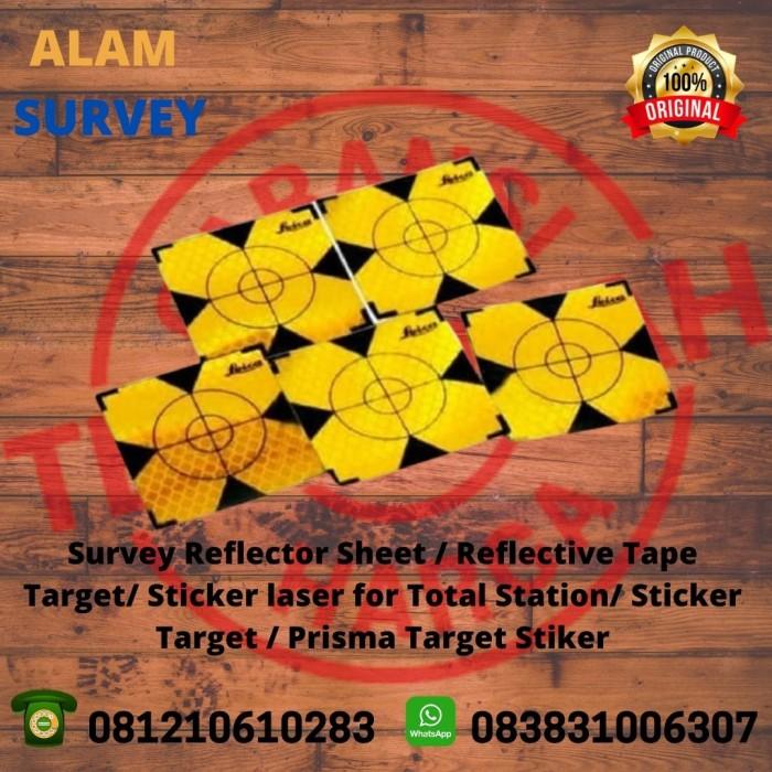 Jual Survey Reflector Sheet / Reflective Tape / Prisma Target Sticker ...