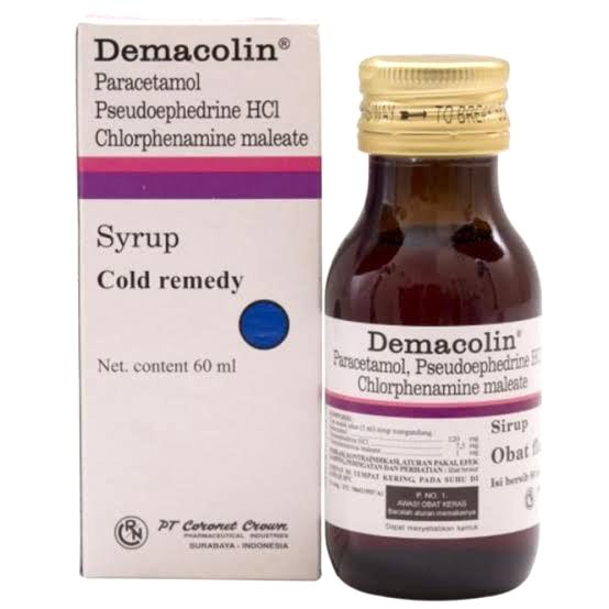 Jual demacolin syrup 60ml sirup 60 ml syr botol - Kab. Tulungagung ...