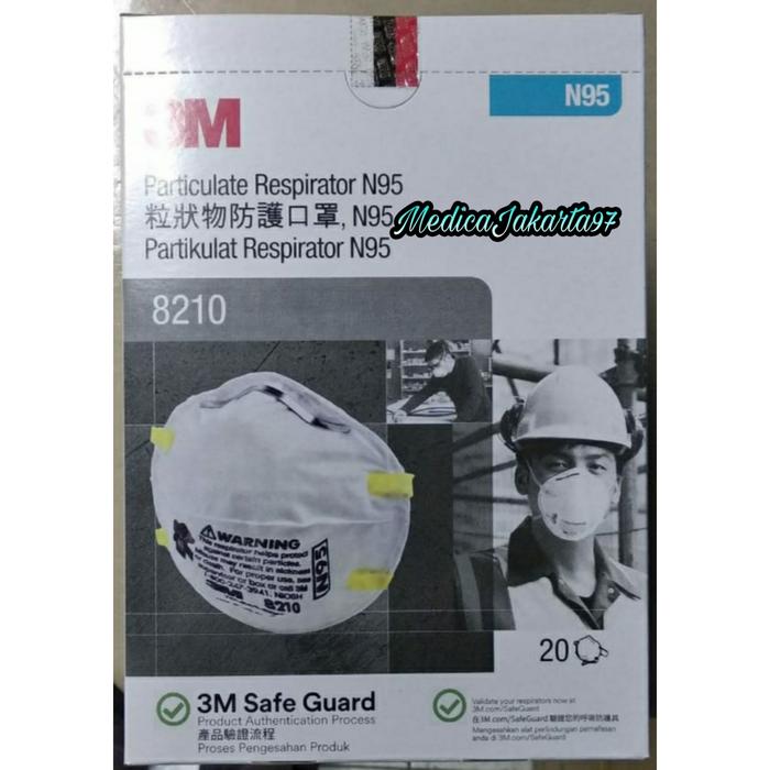 Jual Masker 3m N95 8210 Original 1 box isi 20 Dijamin Asli Harga Murah - Jakarta Barat ...