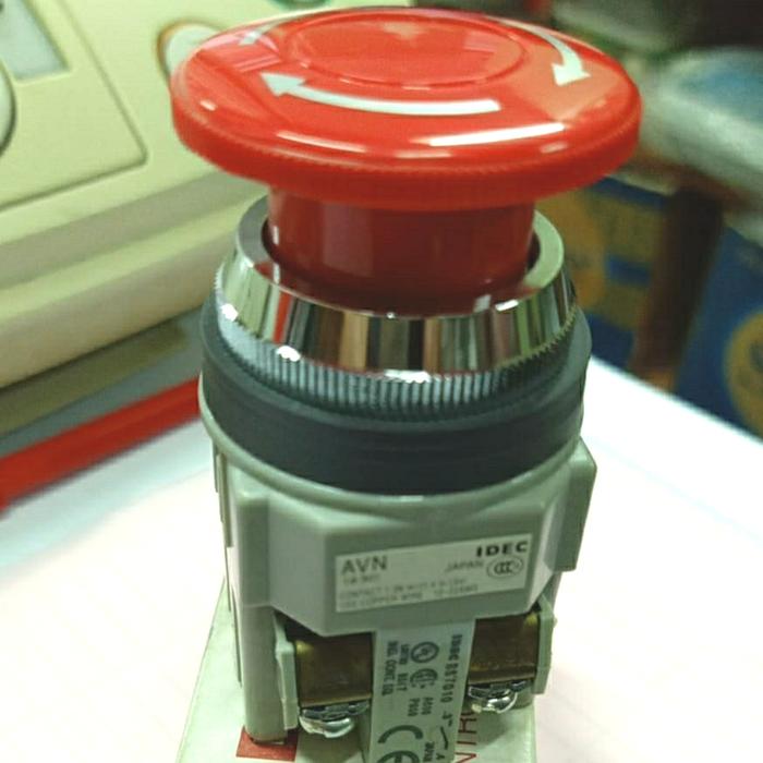 Jual IDEC Emergency Stop AVN311R AVN-311R Merah - Jakarta Barat ...