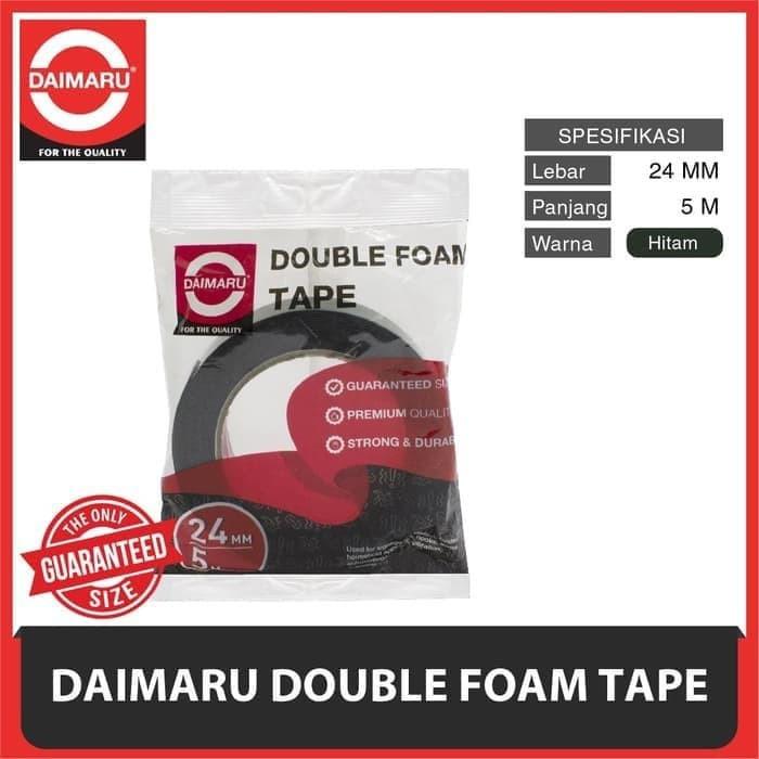 Jual Daimaru Double Foam Tape 24mm x 5m Hijau hitam - Kota Bandung - panjisetia | Tokopedia
