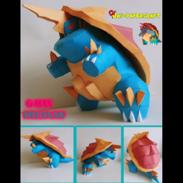 Jual Pokemon Gmax Drednaw Papercraft - Kab. Bekasi - Papercraft Tiviti ...