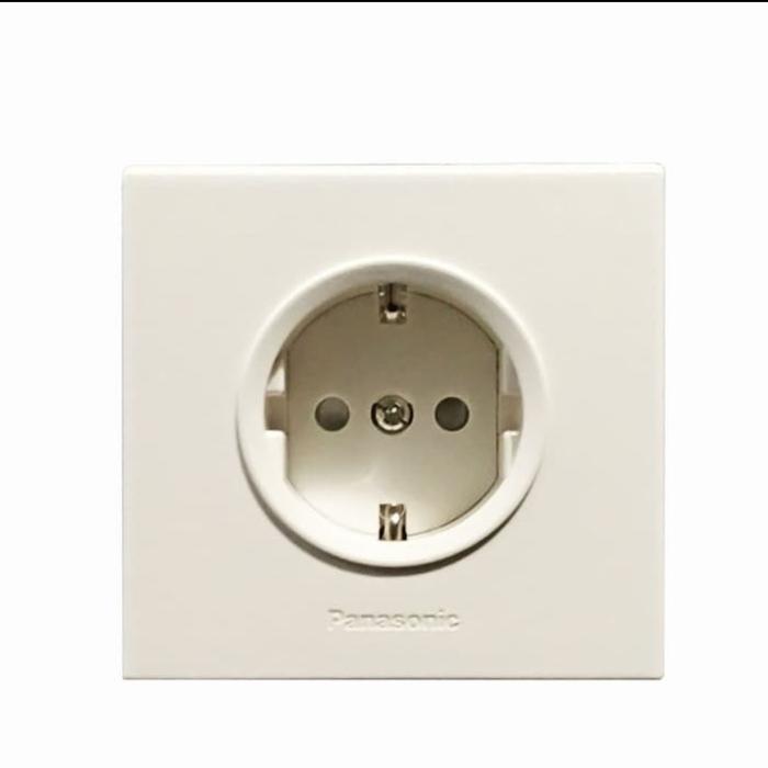 Jual STOP KONTAK CP SINGLE WESJP1121 PUTIH STILE E PANASONIC - Jakarta ...