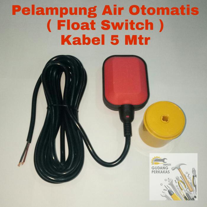 Jual Float Switch 5 Meter / Floating Switch Otomatis Pompa Air Kabel 5 ...