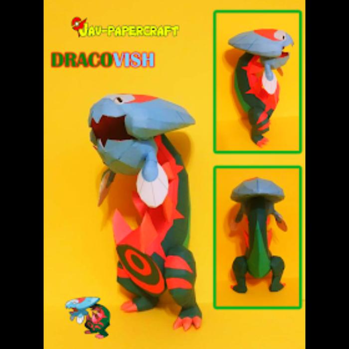 Jual Pokemon Dracovish Papercraft - Kab. Bekasi - Papercraft Tiviti ...