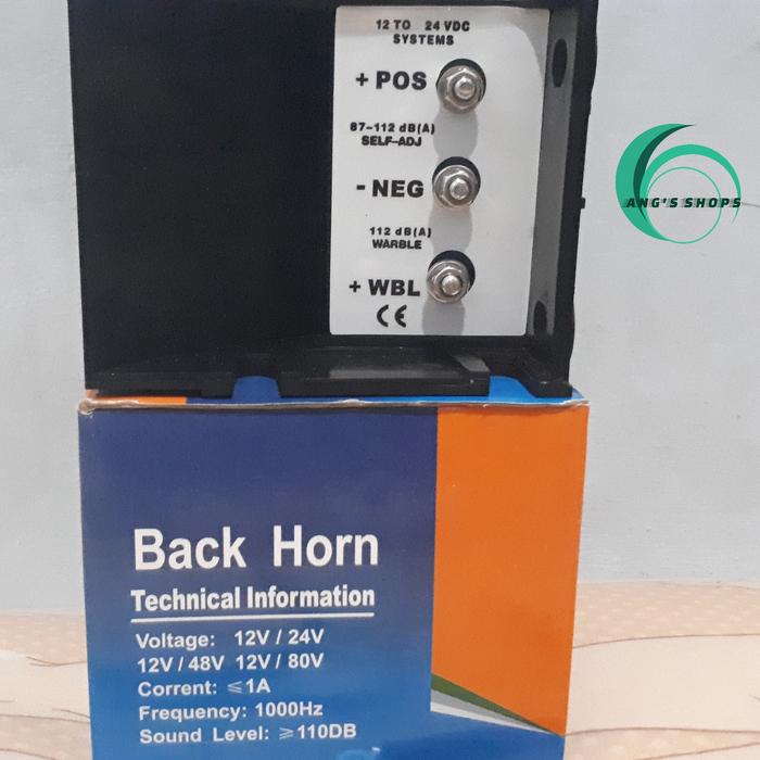 Jual Klakson Atret / Back Horn / Alarm Mundur Truck 3 Suara 12V/24V ...