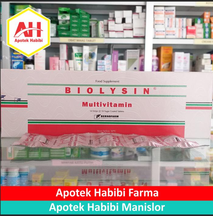 Jual BIOLYSIN BIOLISIN BIOLICIN BIOLYCIN 1 STRIP ISI 10 TABLET - Kab ...