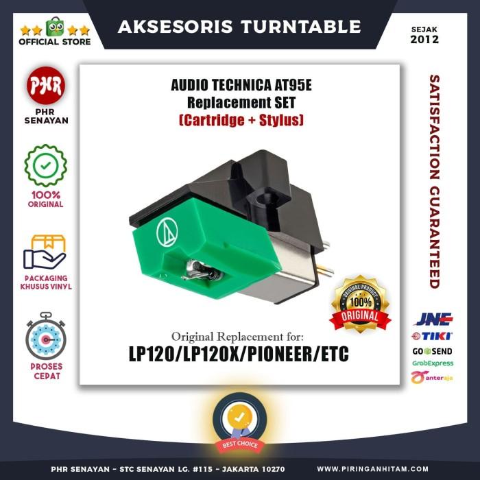 Jual [CARTRIDGE+STYLUS] AUDIO TECHNICA AT95E For Turntable [JARUM ...