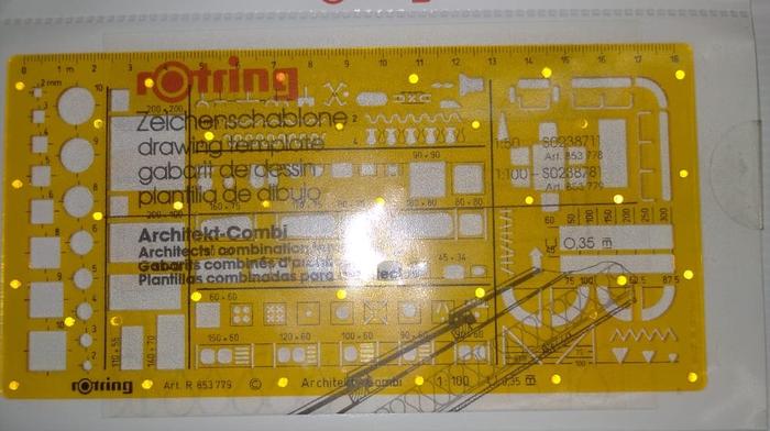 Jual Penggaris Rotring Mal Arsitek 1:100 (Art. 853 779) - Jakarta Utara ...