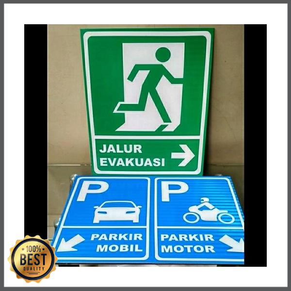 Jual Rambu Lalu Lintas Ukuran 60cm Sticker Reflektif 3M EGP & ACP 3mm ...