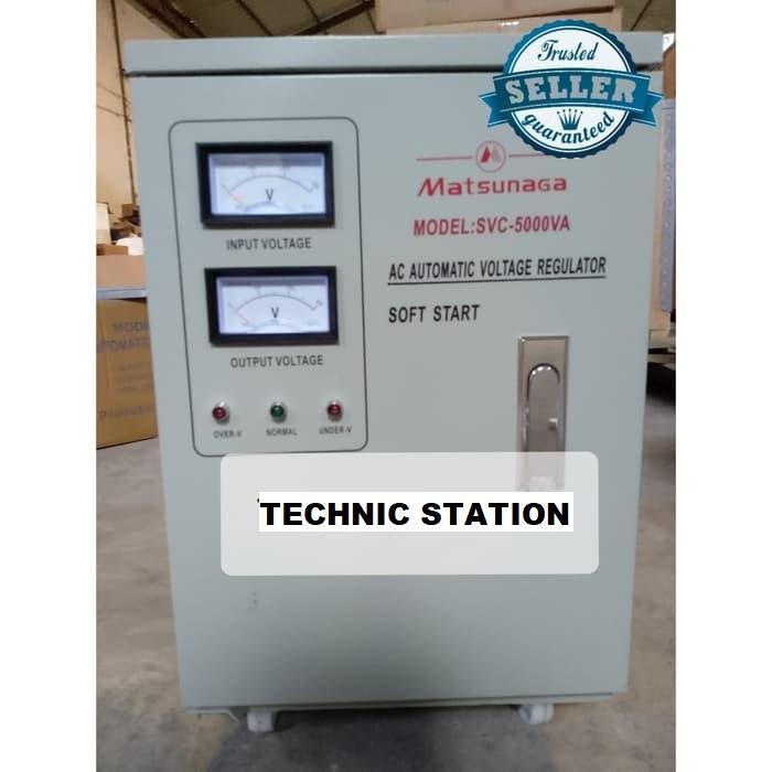 Jual Stabilizer Matsunaga 5000 watt Stavol SVC-5000N Stabilizer 5000W ...