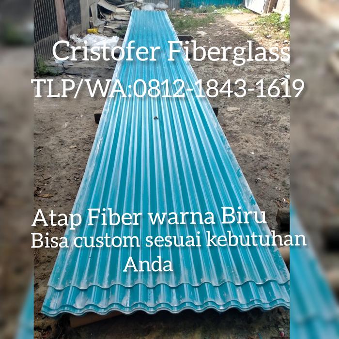 Jual atap warna biru, transparan, atap fiberglass,atap fiber - Kab ...