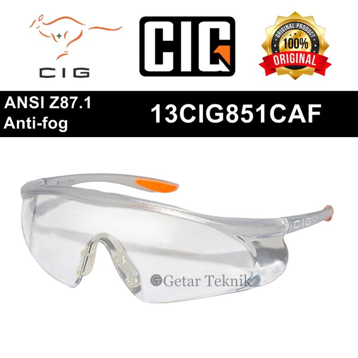 Jual Kacamata Safety CIG 13CIG851CAF Cobia Clear Lens - Safety Glasses ...