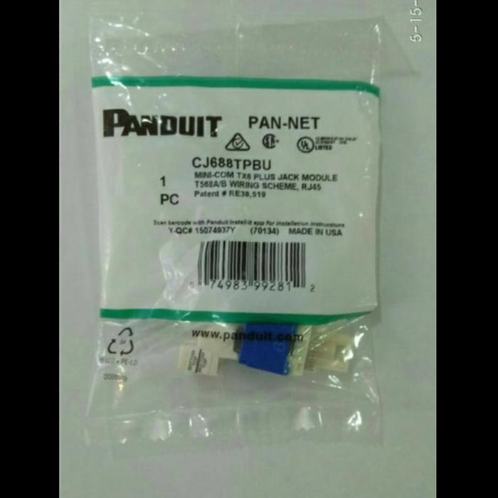 Jual Panduit Modular Jack RJ45 cat.6 Original - Jakarta Pusat ...