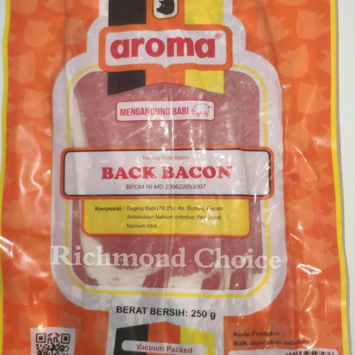 Jual PORK BACK BACON AROMA 250 GRAM - Jakarta Barat - Richmond Choice ...