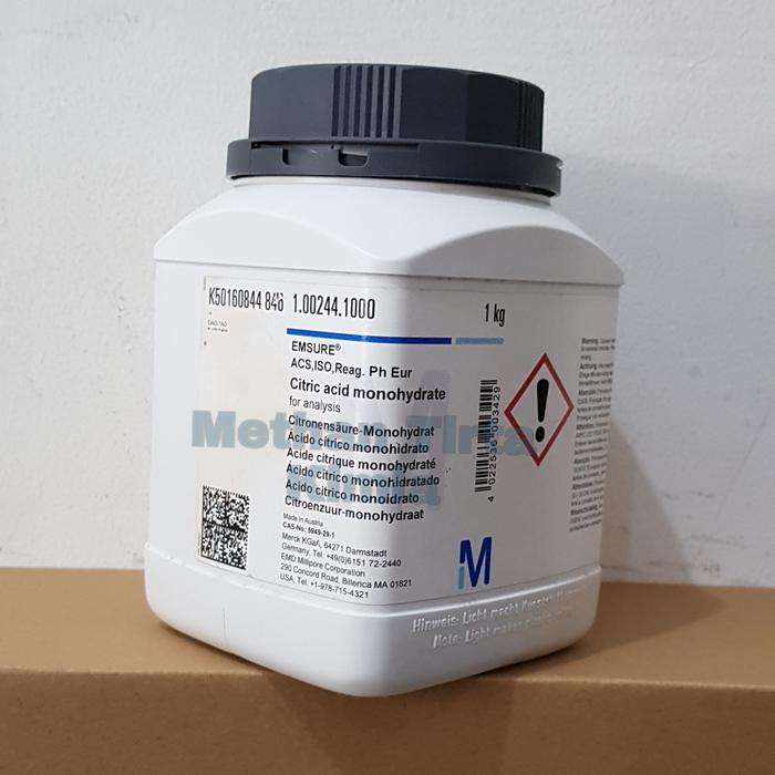 Jual citric acid monohydrate merck 1.00244 || Citric Acid merck - Kota ...