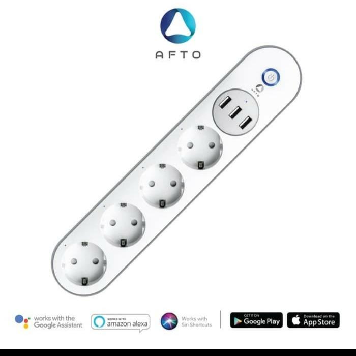 Jual AFTO Smarthome Extention Socket Terminal Colokan Listrik USB WIFI ...