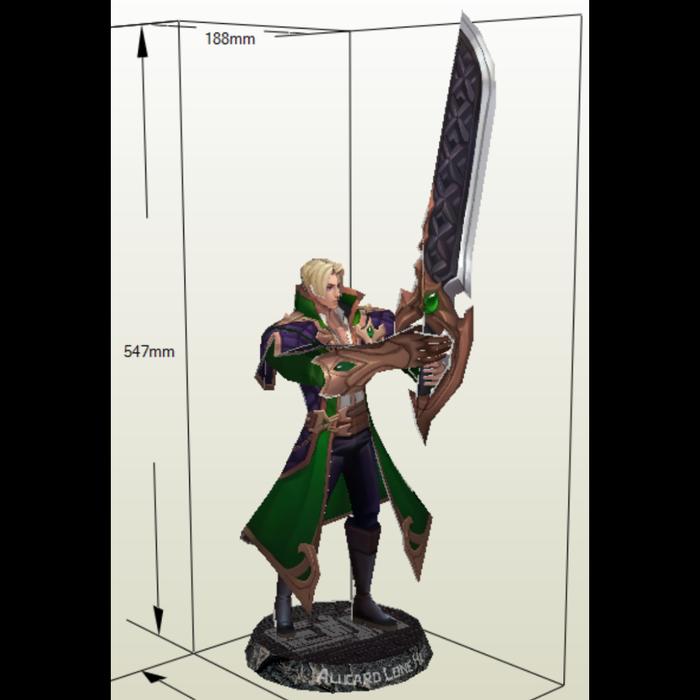 Jual Hero Mobile Legends Alucard Lone Hero Papercraft - Kab. Bekasi ...