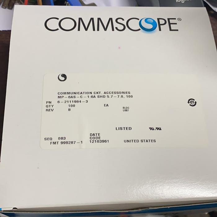 Jual Commscope connector cat 6A isi 100 - Jakarta Pusat - rekannetwork ...